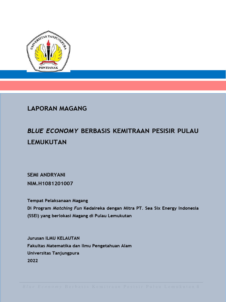 Laporan Magang Kedaireka Semi Andryani Fix | PDF