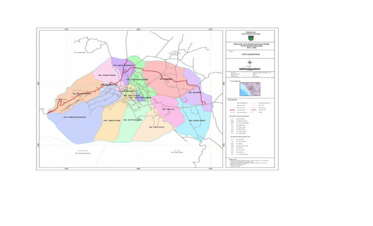 Peta Kota Padang Panjang | PDF