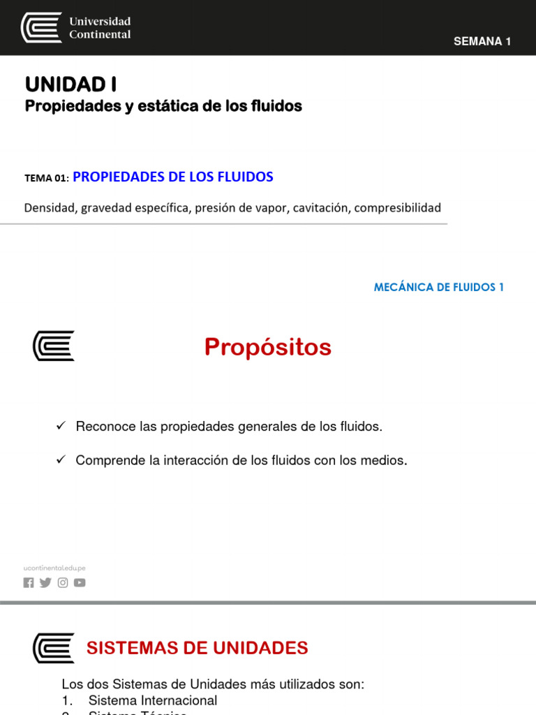 Tema 01 Propiedades de Los Fluidos | PDF