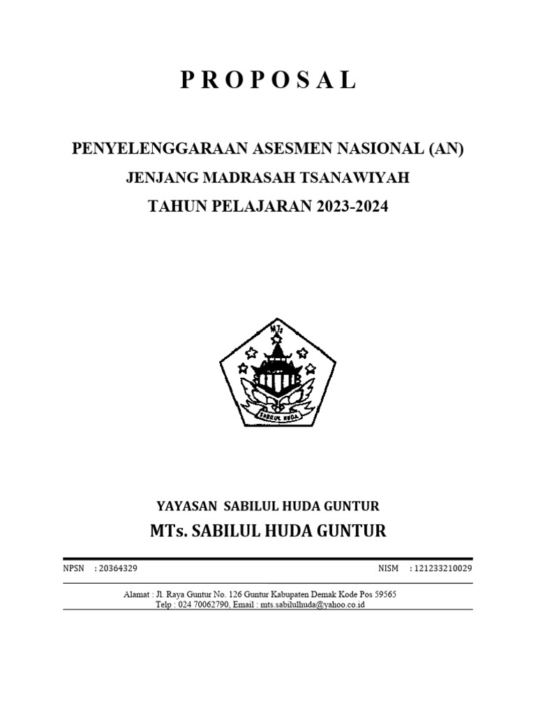 Proposal Anbk | PDF