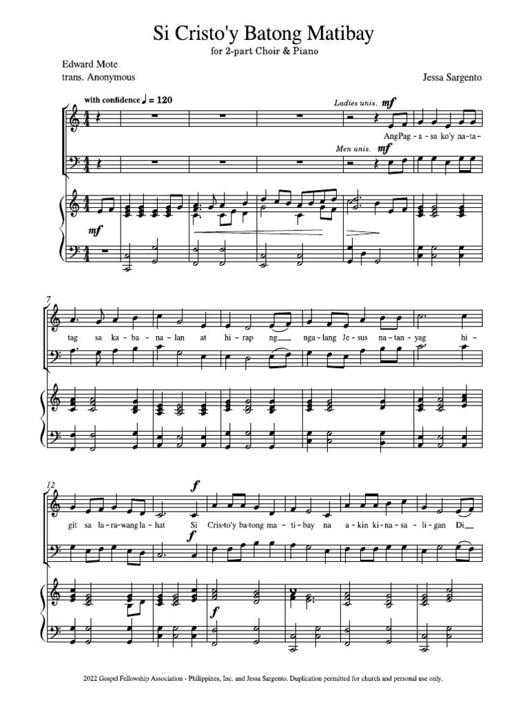 Si Cristoy Batong Matibay | PDF