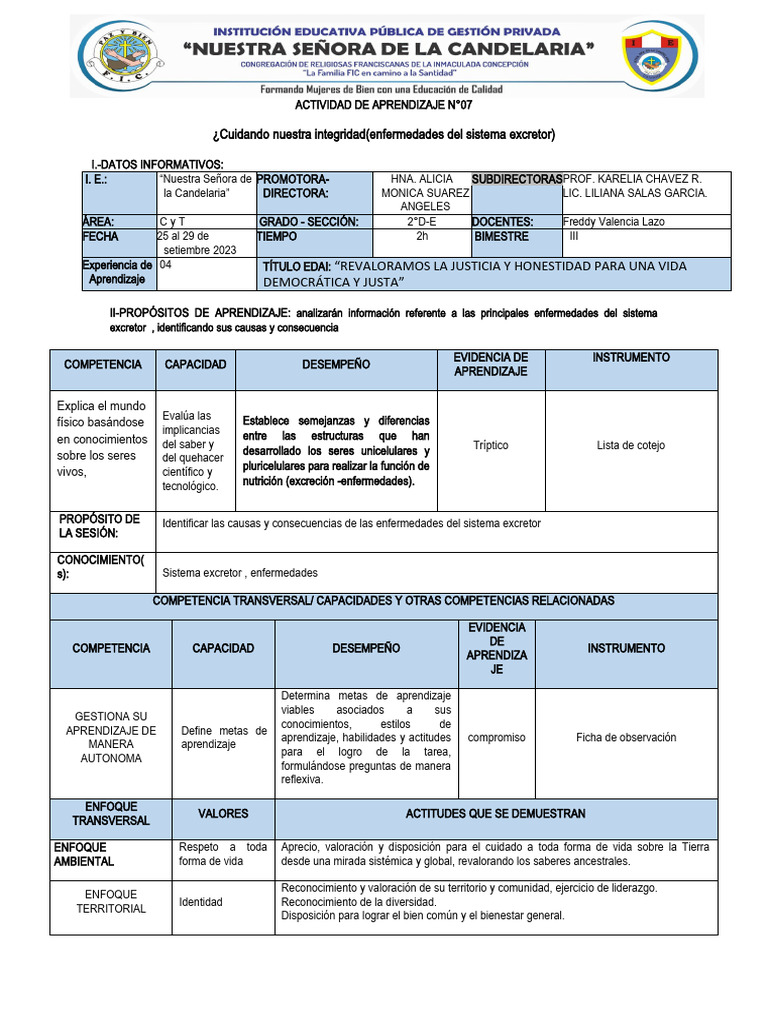 ACTIVIDAD DE APRENDIZAJE 7 de Segundoo | PDF | Aprendizaje ... ACTIVIDAD DE APRENDIZAJE 7 de Segundoo | PDF | Aprendizaje ...
