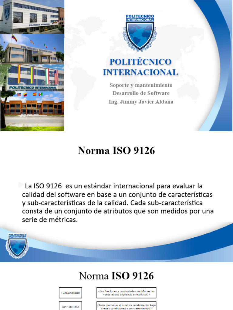 Norma ISO 9126 | PDF | Software | Ciencia de sistemas