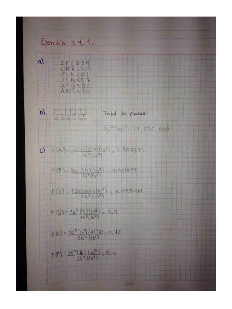 Ejercicios Unidad 3 | PDF