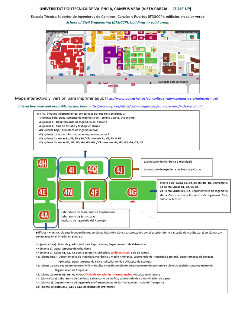 $10$ SCHOOL MAP - Mapa de La Escuela | PDF