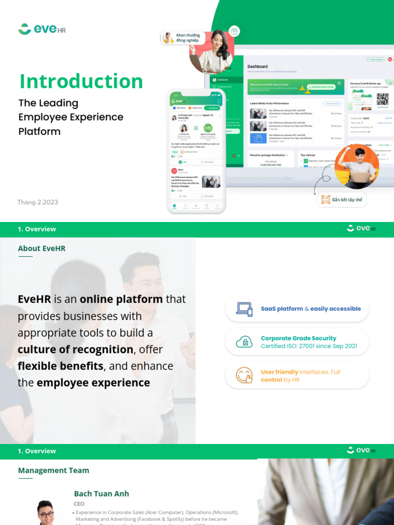 EveHR Platform Introduction 2023 | PDF