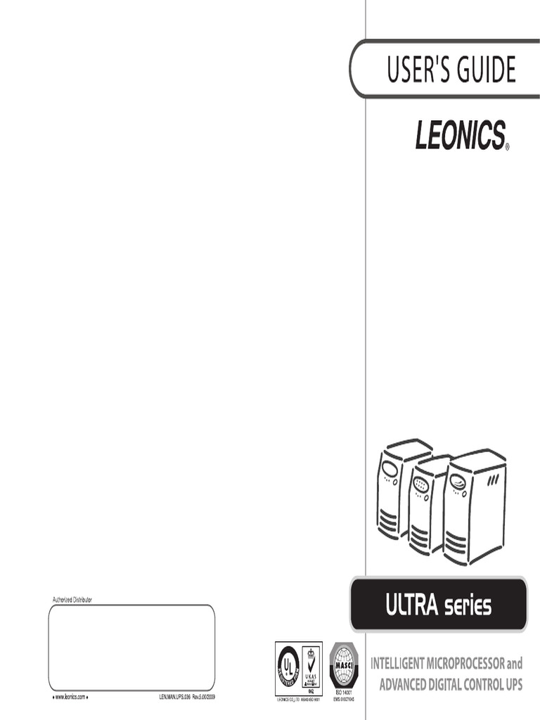 ULTRA-1000 Ups | PDF