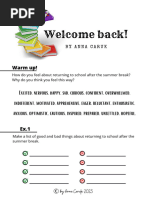 Glad To Be in Grade 2 | PDF