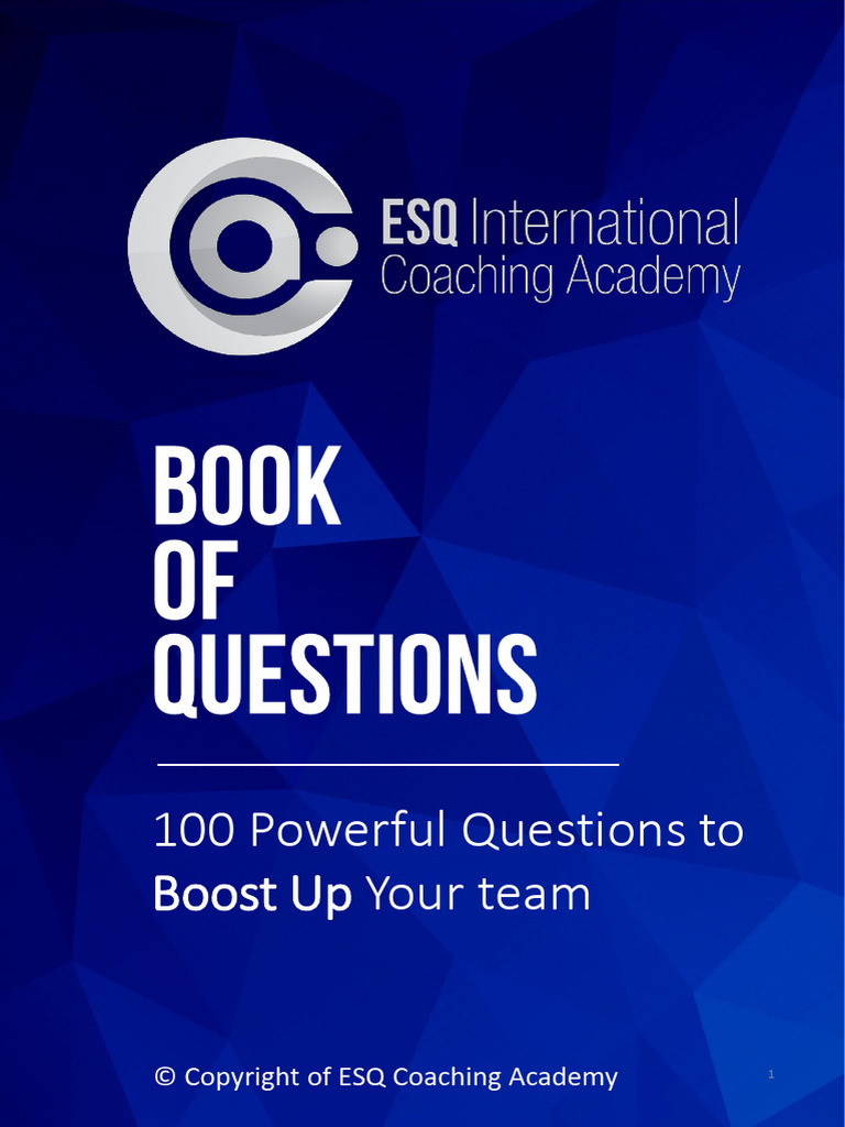E-Book 100 Powerful Questions To Boost Your Team | PDF