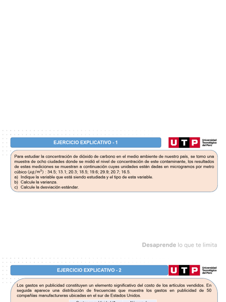 S06.s2 - Material - ESTADISTICA | PDF | Desviación Estándar | Media