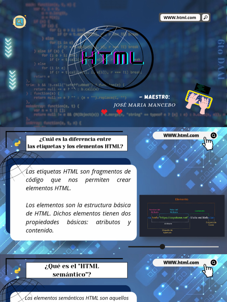 1-HTML Expo | PDF | HTML | Red mundial
