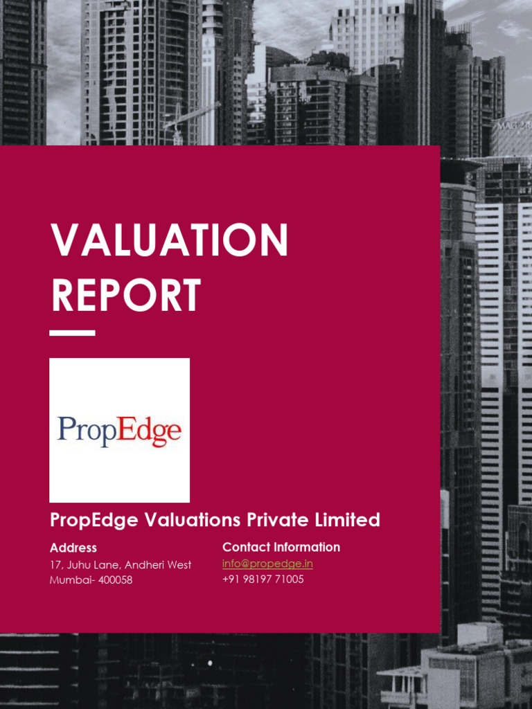 Sample Valuation Report | PDF