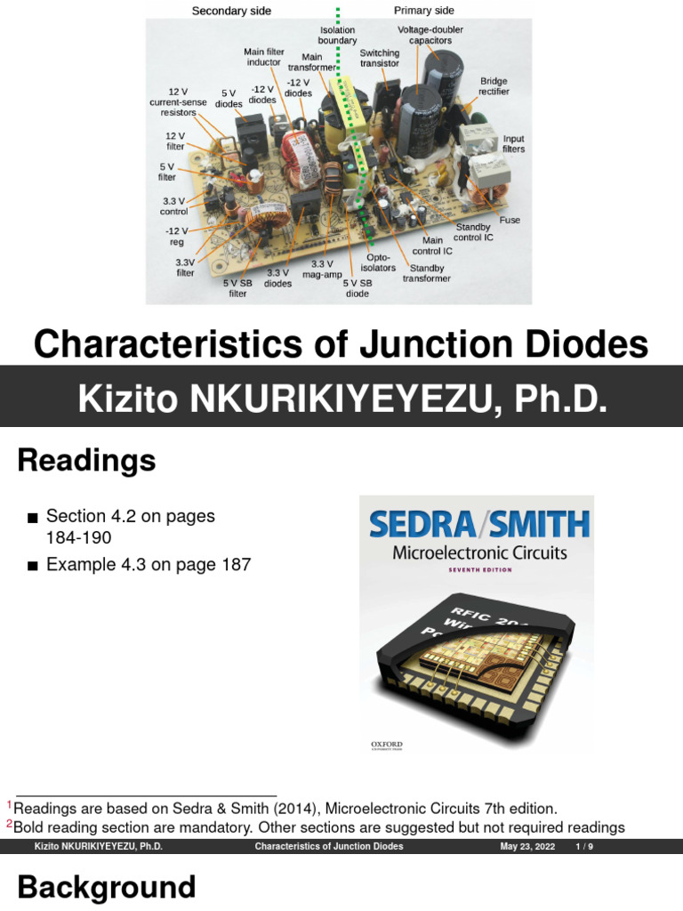 2.2 Characteristics of Diodes | PDF | P–N Junction | Solid State ...