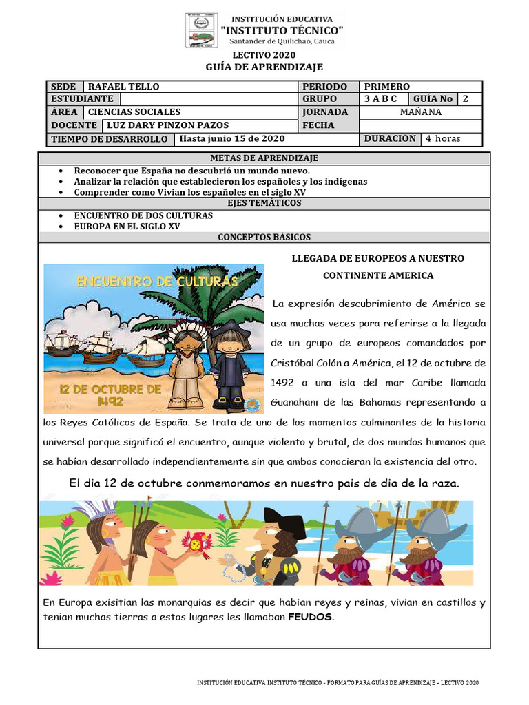 02 Final Guia Sociales Luz Dary Pinzon 3 | PDF | Ciencias sociales ...