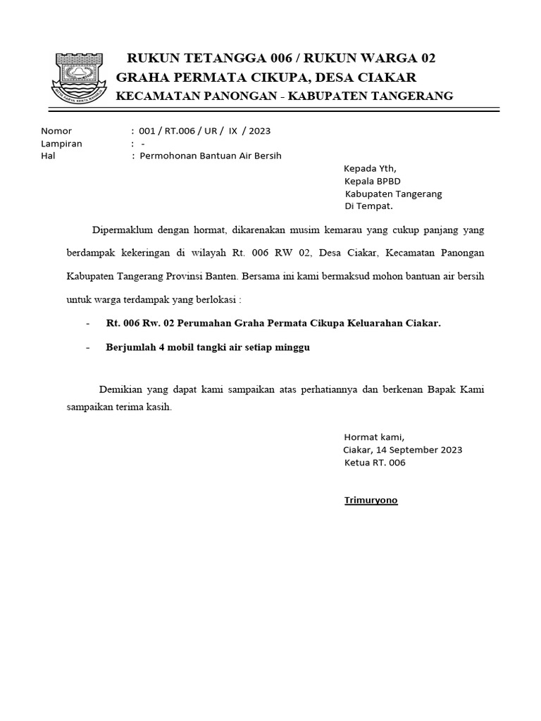 KOP Surat Assalam | PDF