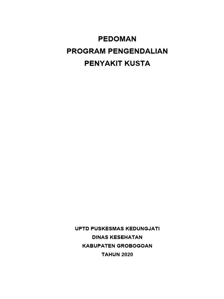 1.pedoman Kusta. HM | PDF