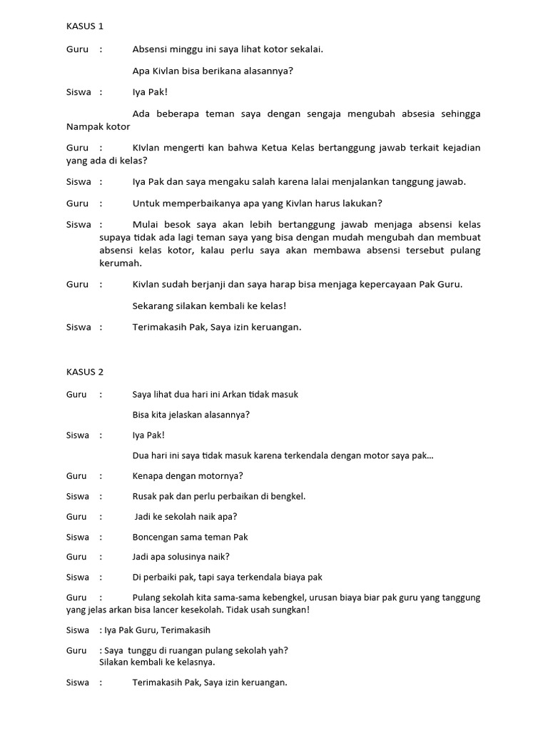 1.4 Dialog KASUS 1 2 | PDF