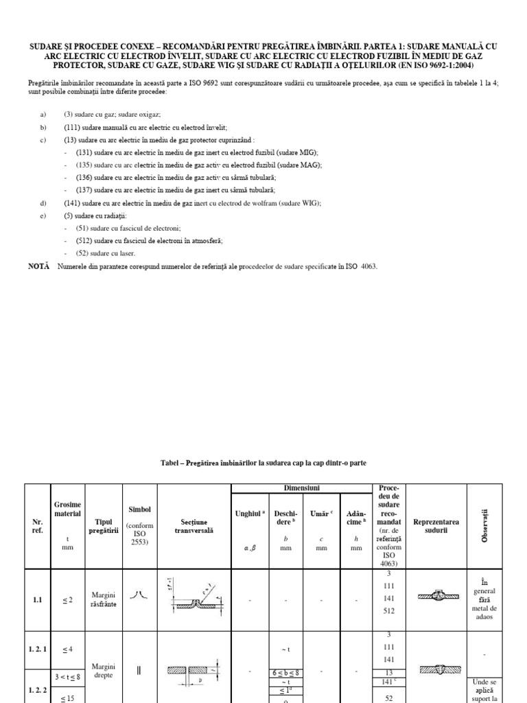 SR en Iso 9692-1 | PDF