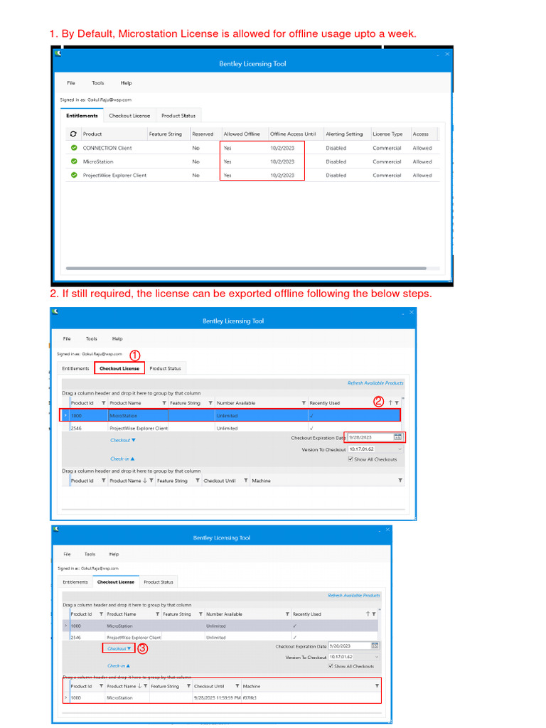 Microstation Offline Licensing | PDF