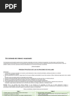 Test de Holland: Descubre tu Perfil Profesional | PDF | Relaciones ...
