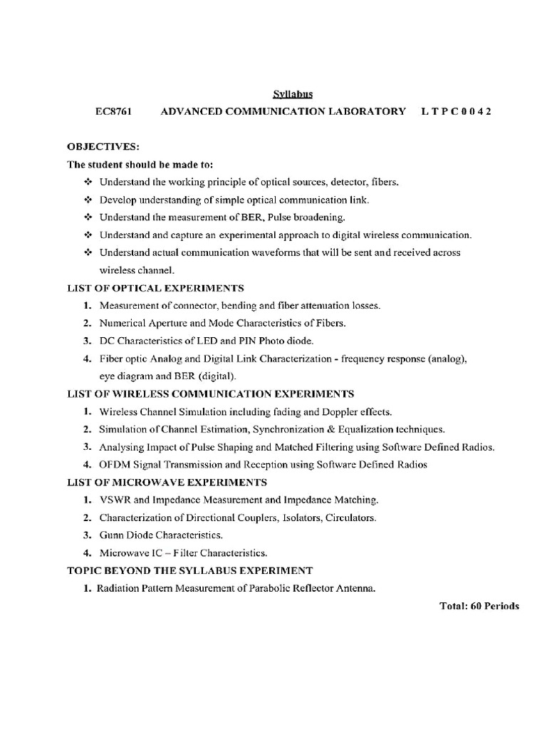 AC Lab - EC8761 | PDF