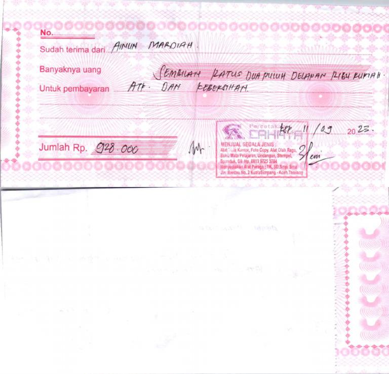 Kwitansi | PDF