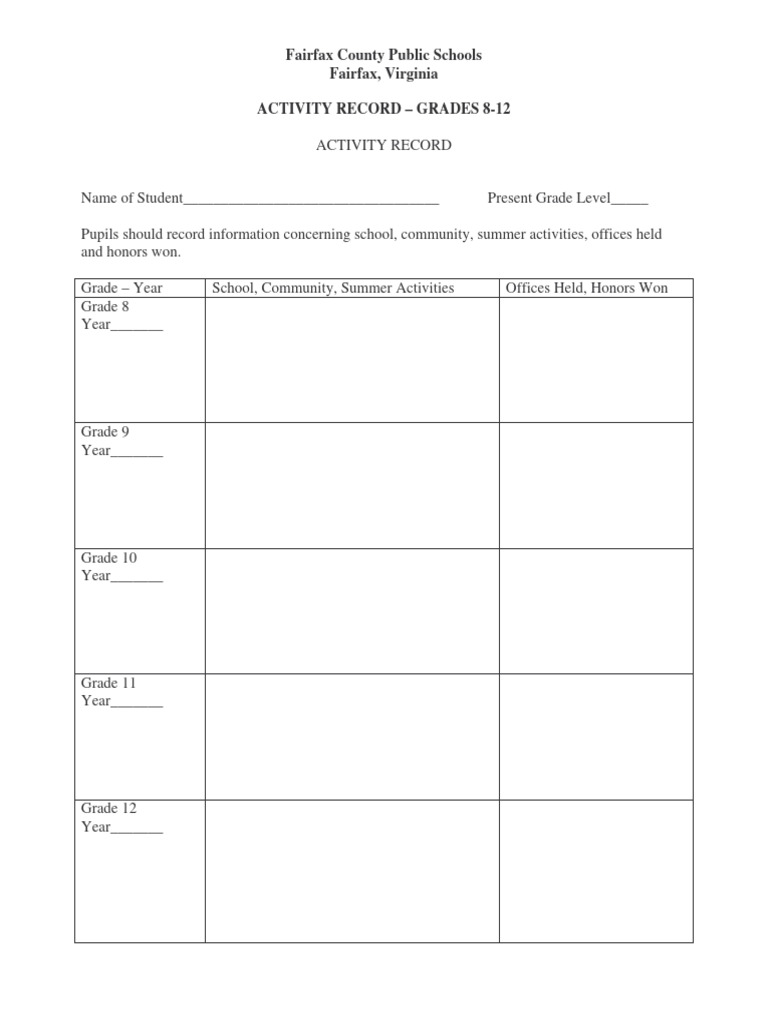 Student Activities | PDF