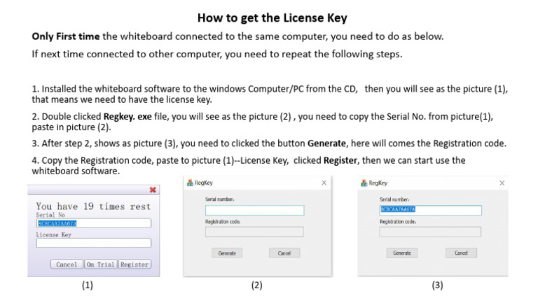Step 3-How To Get The License Key | PDF