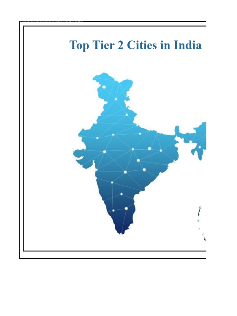 Top Tier 2 Cities in India Analysis | PDF | Computers