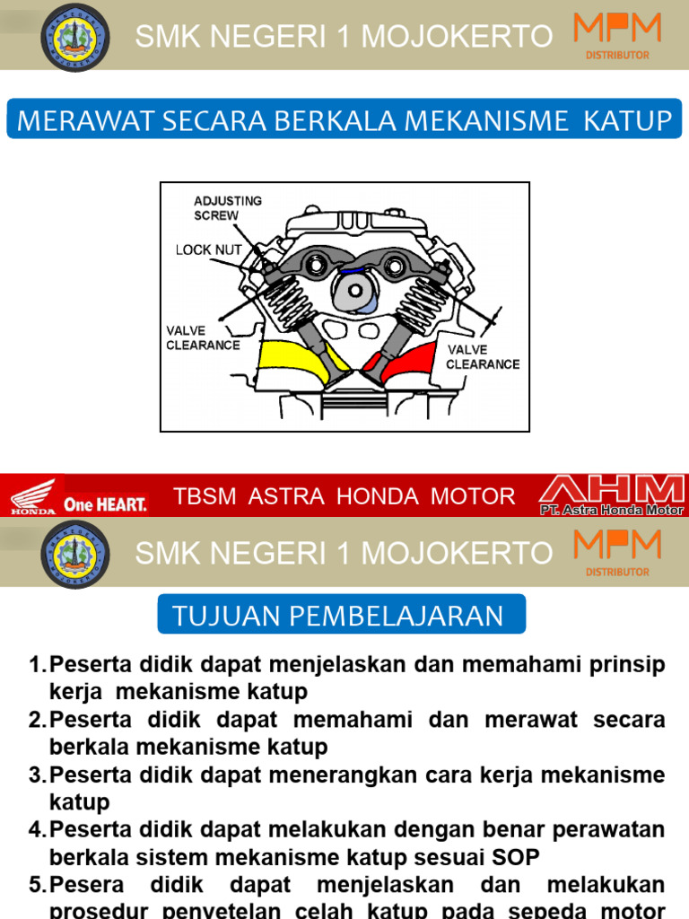 Mekanisme Katup Sepeda Motor Honda | PDF | Griya & Taman | Teknologi ...