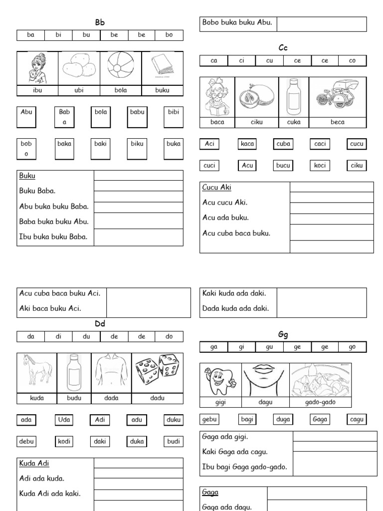 Bacalah Sayang: Buku Anak Interaktif | PDF