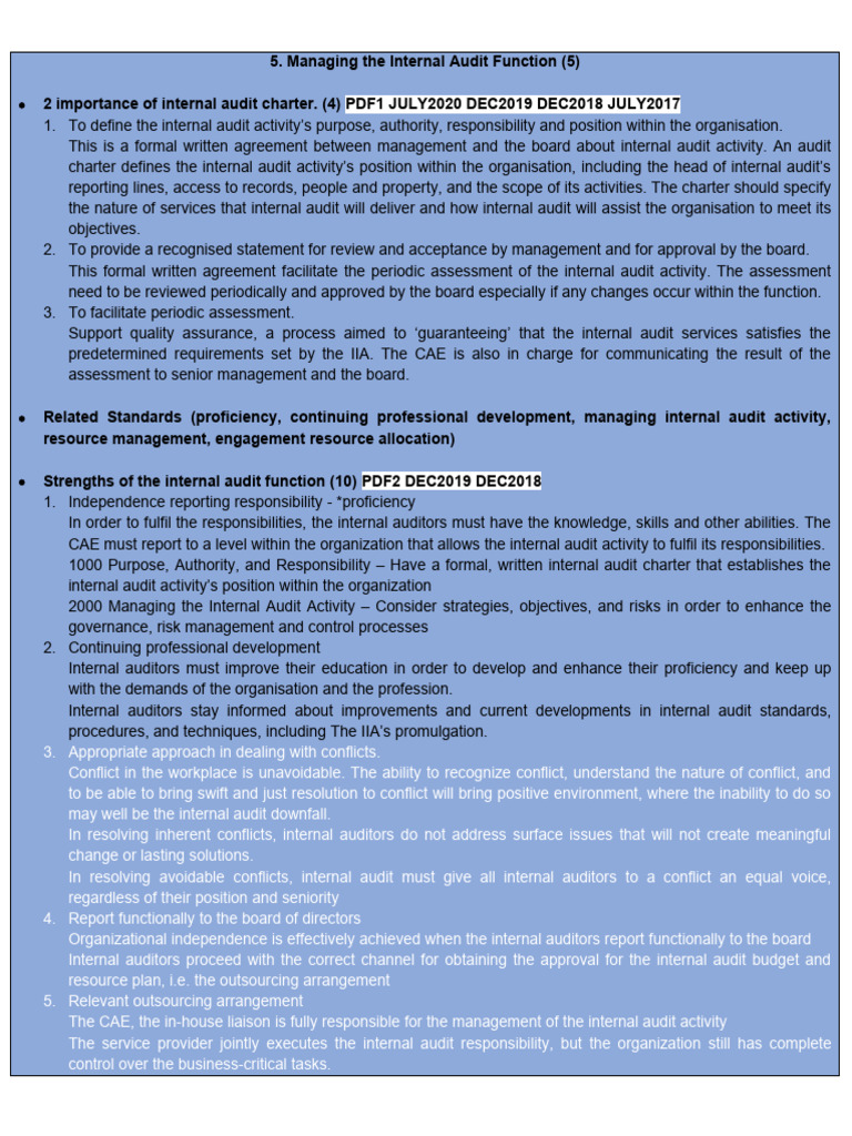 Note Aud679 | PDF | Internal Audit | Audit