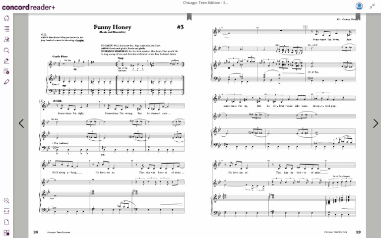 Chicago: Teen Edition - Score Perusal | PDF