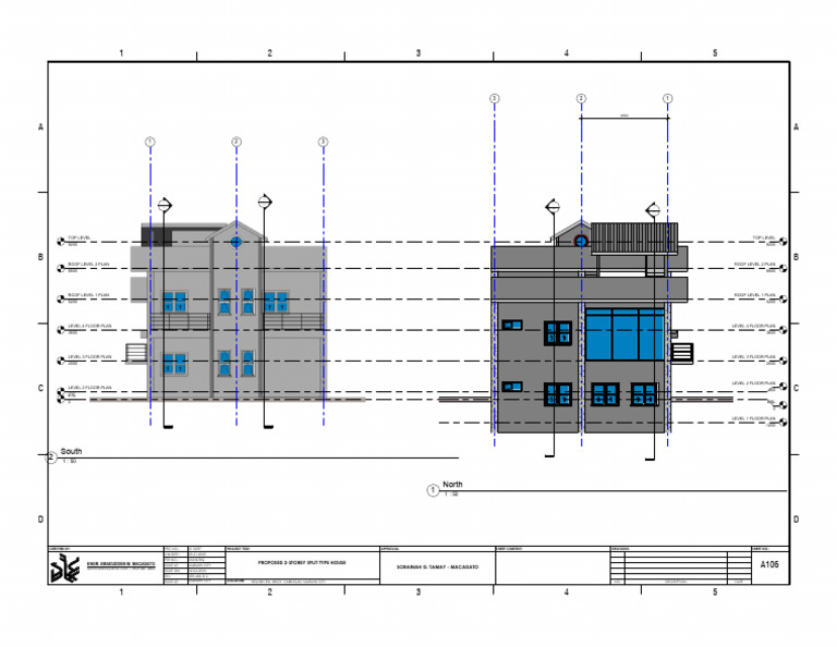 South 2: Engr. Emadudden M. Macadato Proposed 2-Storey Split Type House Sorainah G. Tamay ...