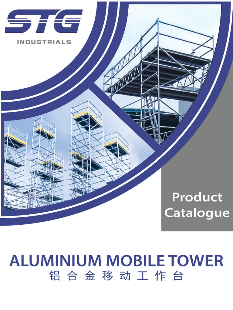 STG Aluminium Mobile Tower Catalogue | PDF | Land Vehicles | Transport