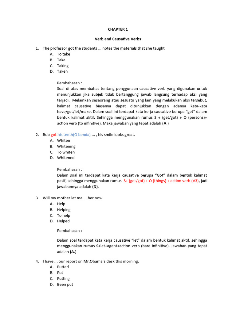 CHAPTER 1 Exercise | PDF