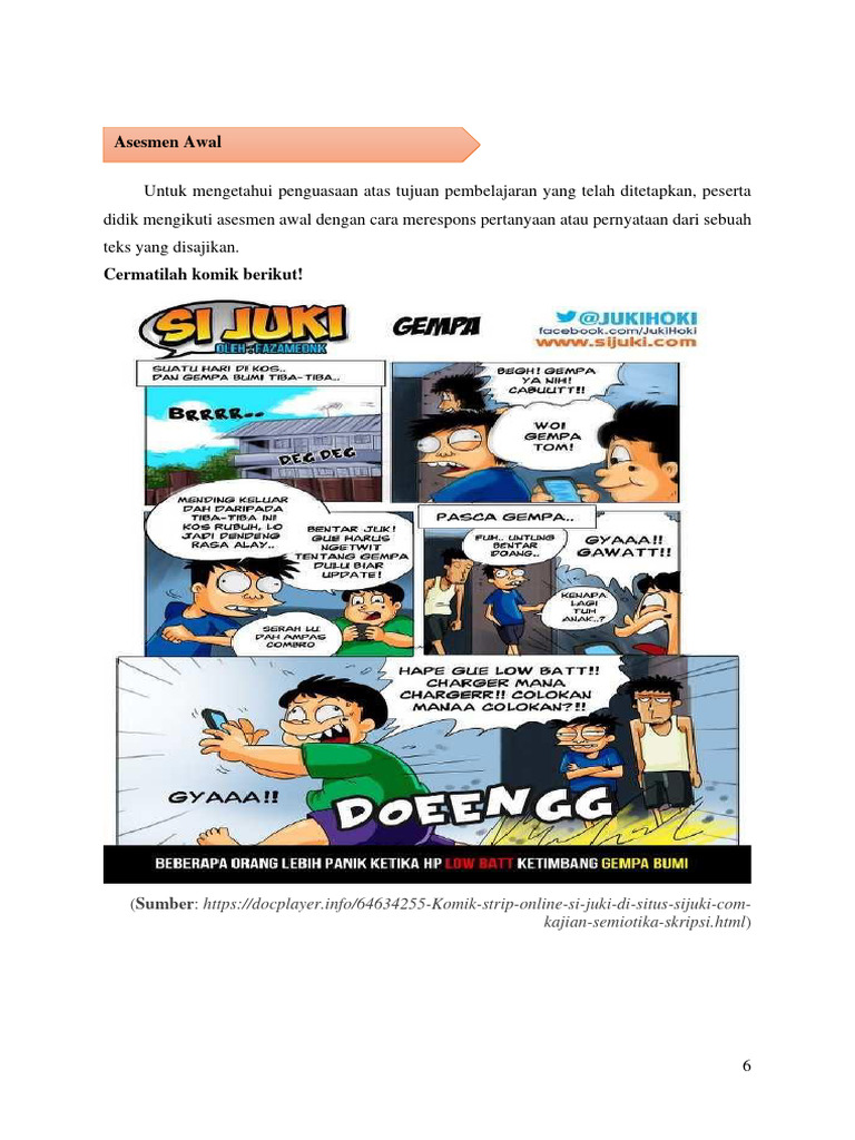 MA - MODUL AJAR BAHASA INDONESIA FASE E "Teks Anekdot - Asesmen | PDF