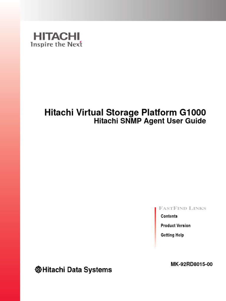 Hitachi Virtual Storage Platform VSP G10 | PDF