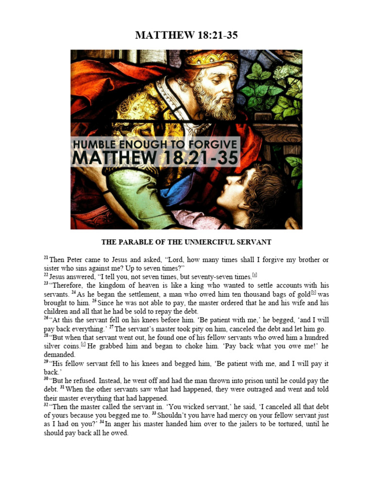 Matthew 18 | PDF