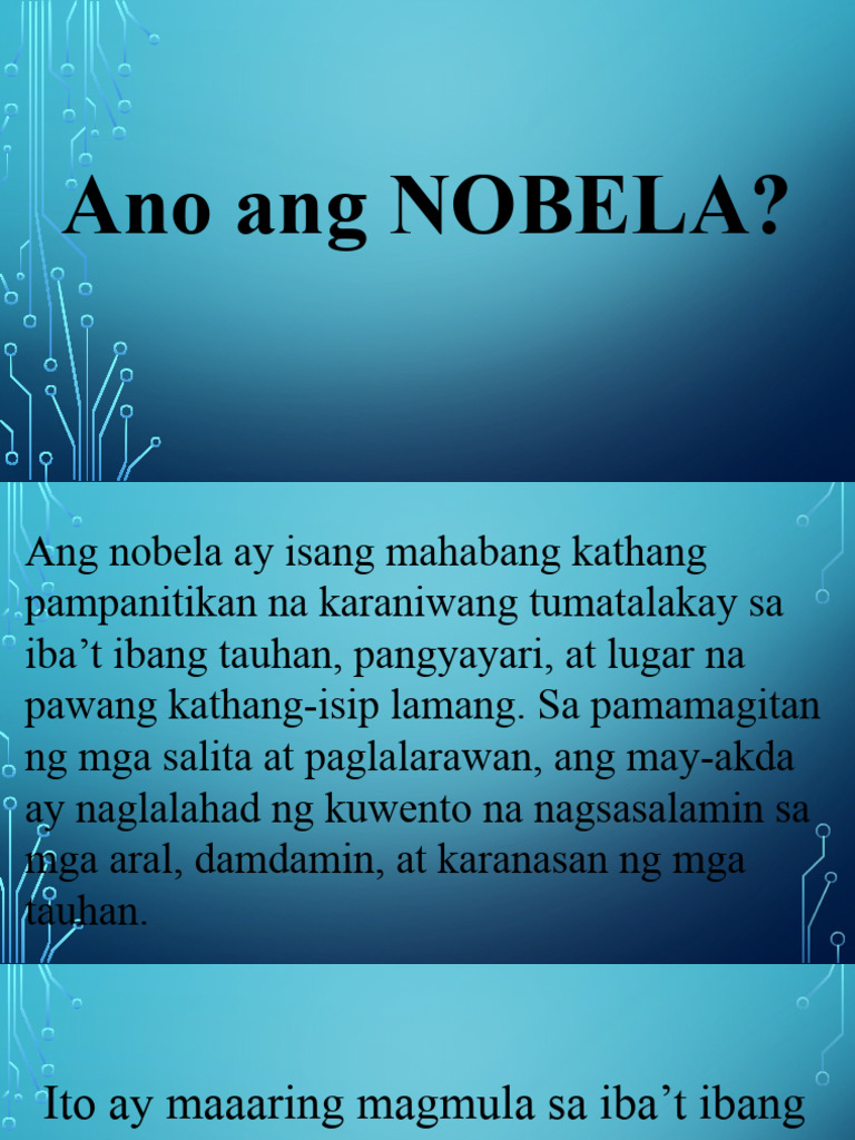 Powerpoint Nobela | PDF