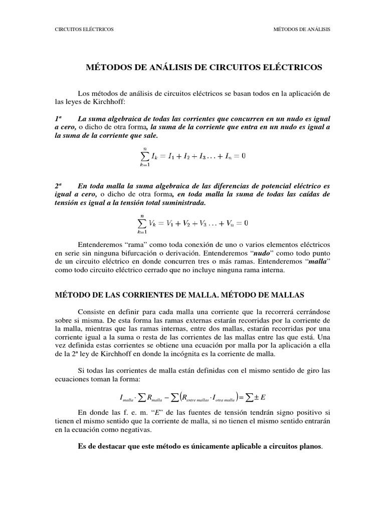 Circuitos Tema3 | PDF
