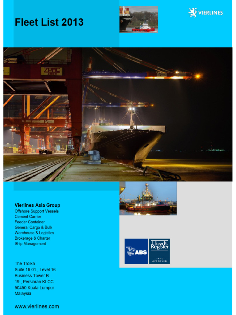 Fleet List | PDF | Freight Transport | Watercraft