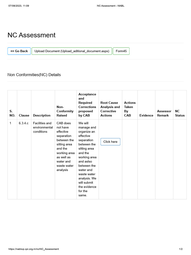 NC Assessment - NABL-2 | PDF