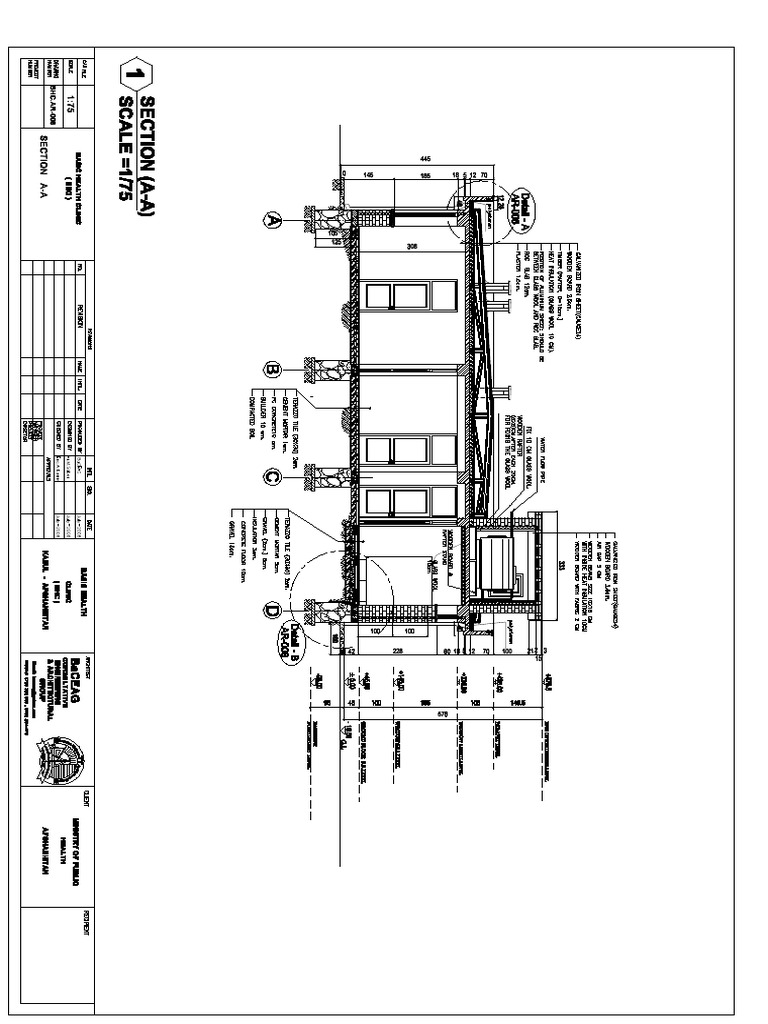 Section of Building-Section A-A | PDF