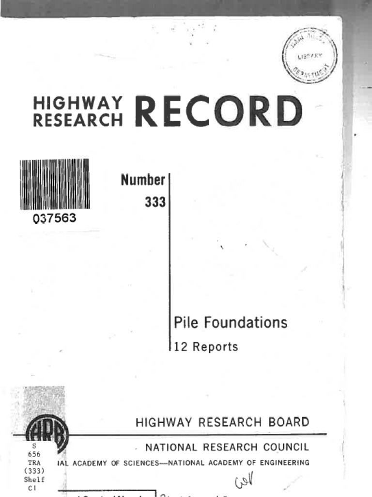 Lateral Load Capacity of Piles (Subgrade Modulus) Davisson | PDF Lateral Load Capacity of Piles (Subgrade Modulus) Davisson | PDF