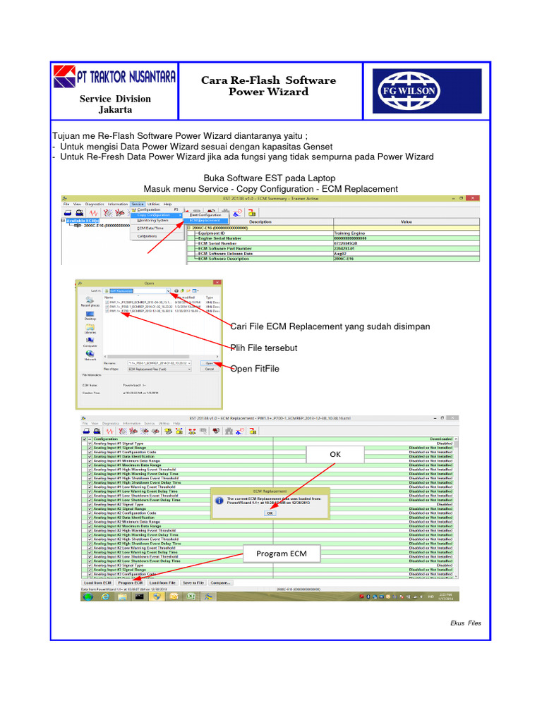 Cara Re-Flash Power Wizard | PDF