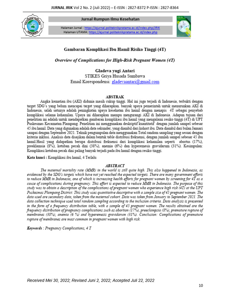 Komplikasi KRT | PDF