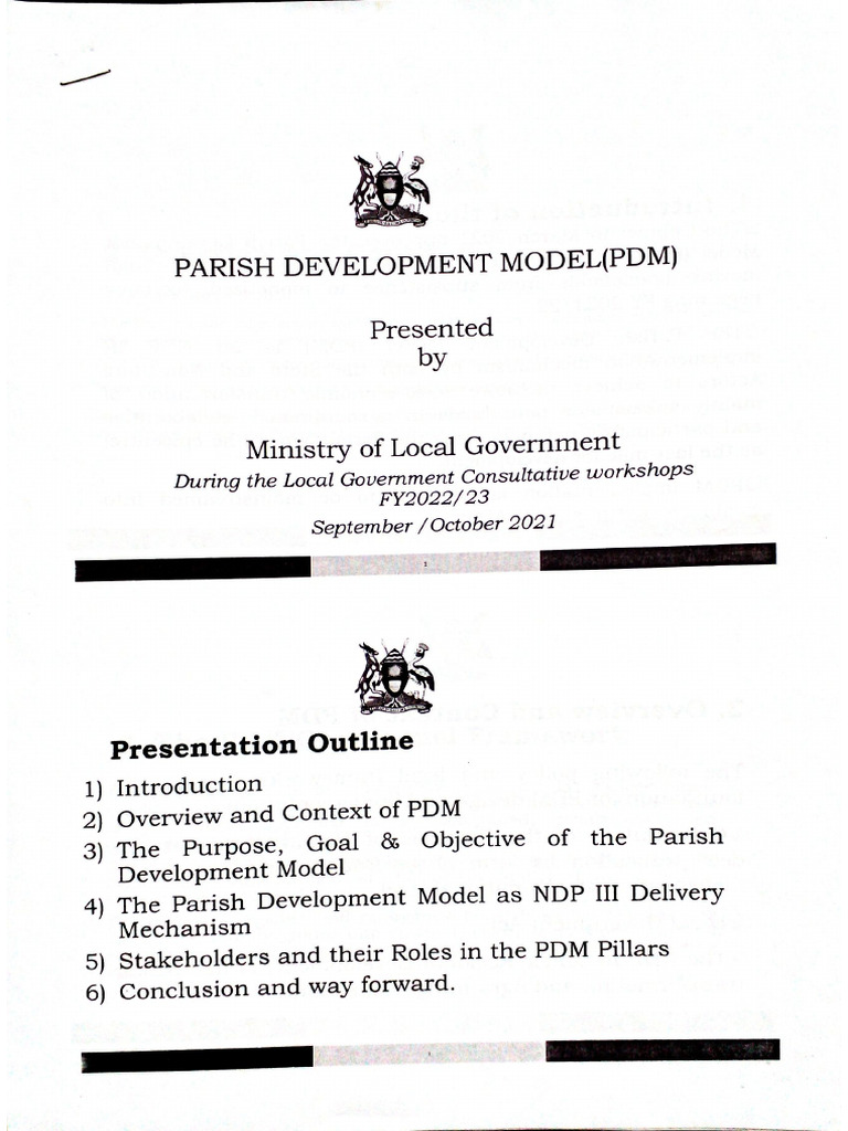 The Parish Development Model PDM | PDF