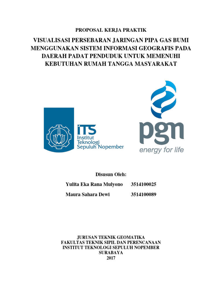 PROPOSAL KP PT - PGN - Yulita&Maura | PDF