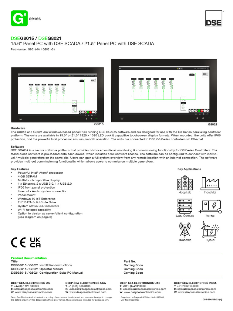DSEG8015 DSEG8021 Data Sheet | PDF